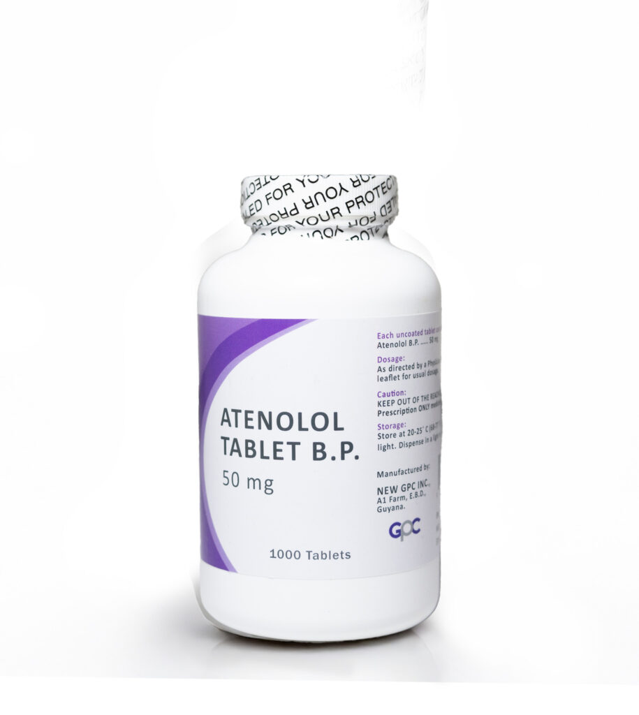 Atenolol Tablets (25mg & 50mg) - GPC