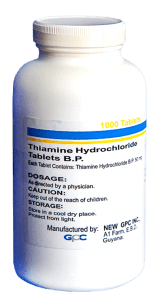 Thiamine Hydrochloride Tablets (50mg & 100mg) - GPC